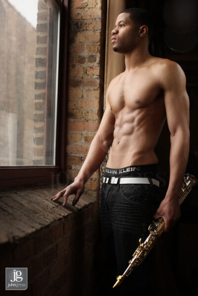 Saxaphonist Album Cover Photoshoot: Jafar Idris