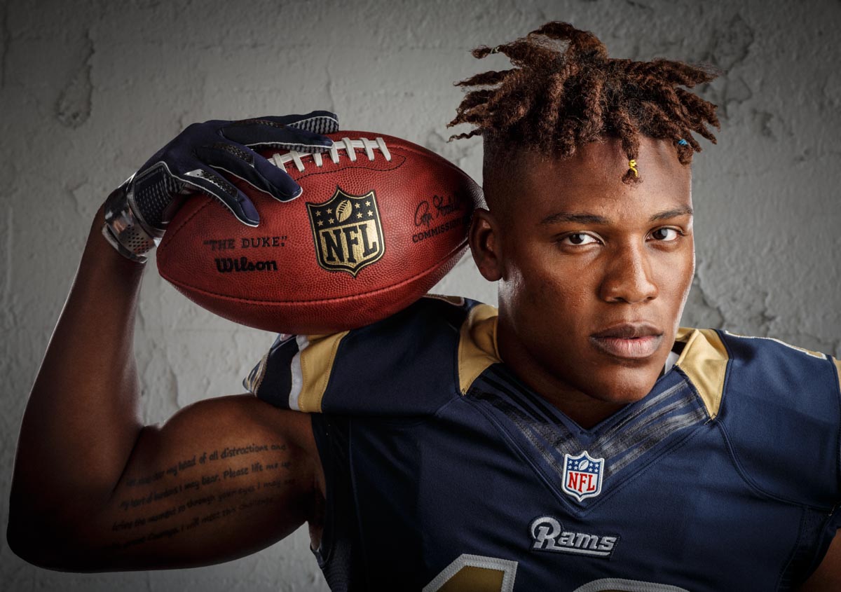 Sports Portrait Photographer: Panini's NFLPA Rookie Premier