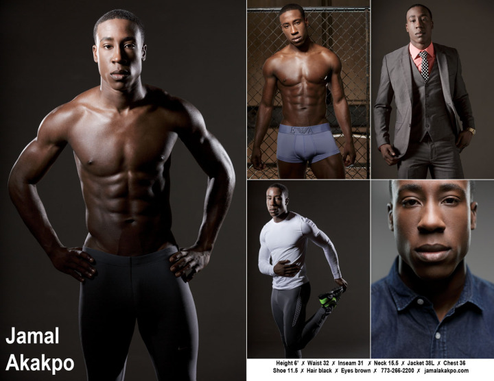 Chicago Fitness Photographer Headshots: Model Jamal