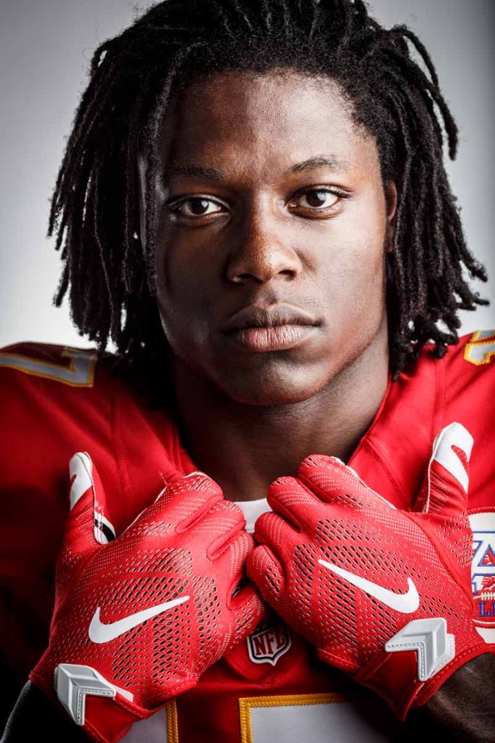 Editorial Portrait Photography: NFL Rookie Premiere for Panini America