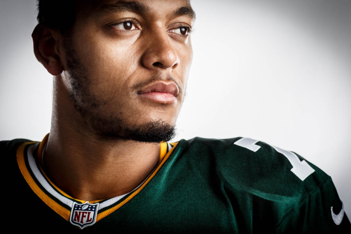 Editorial Portrait Photography: NFL Rookie Premiere for Panini America