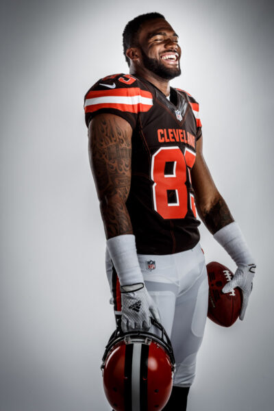 Editorial Portrait Photography: NFL Rookie Premiere for Panini America