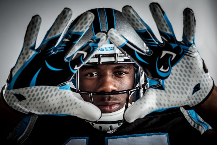 Editorial Portrait Photography: NFL Rookie Premiere for Panini America