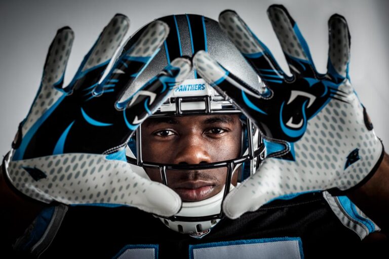 Editorial Portrait Photography: NFL Rookie Premiere for Panini America