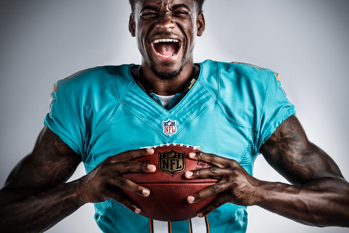 Editorial Portrait Photography: NFL Rookie Premiere for Panini America
