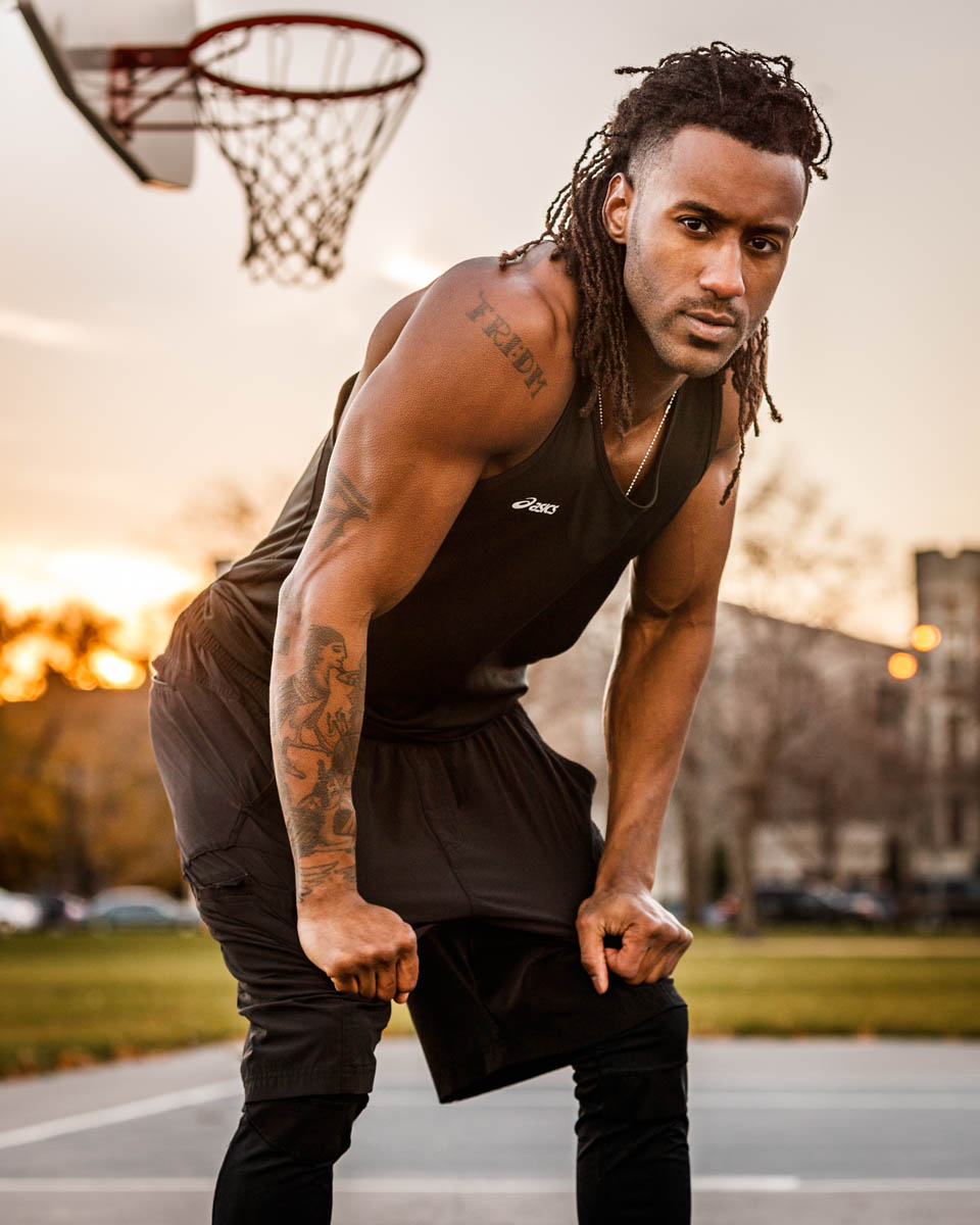 Comp card photography for Chicago Fitness Model Matthew Cuff