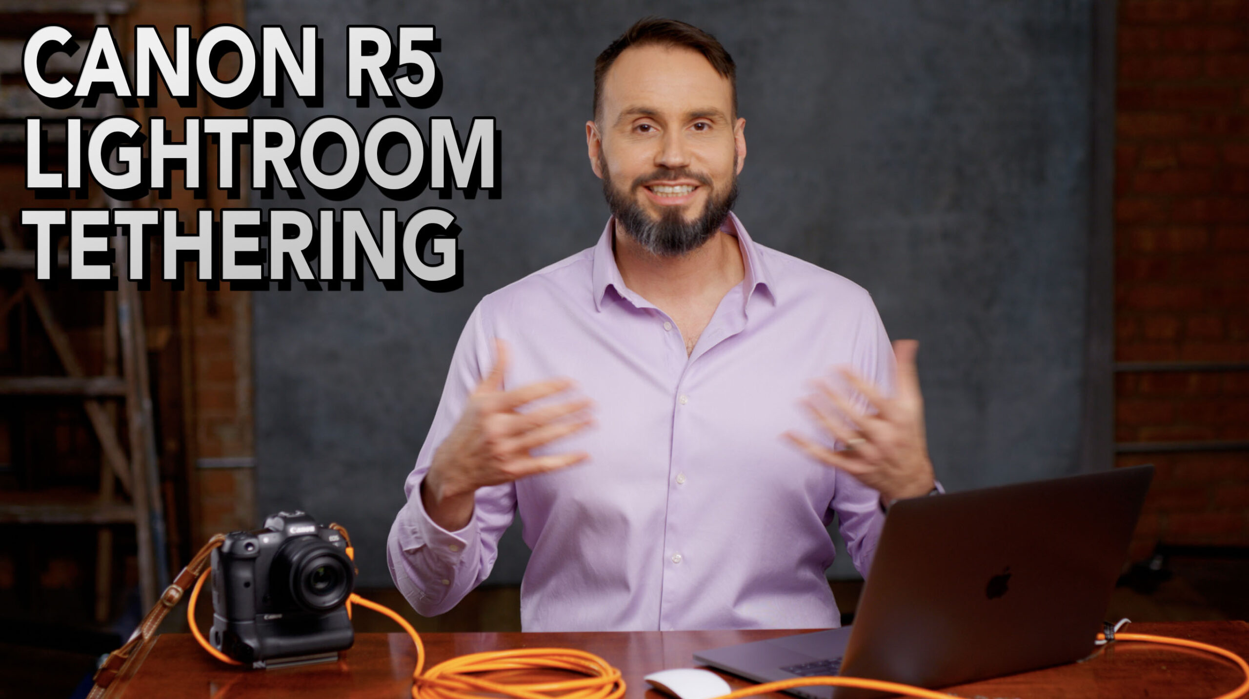 How to tether your Canon EOS R5 in Lightroom Classic using EOS Utility