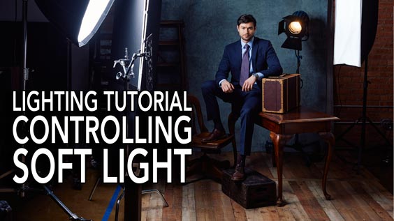 Lighting Tutorial: how to control soft light using flags and a V-flats