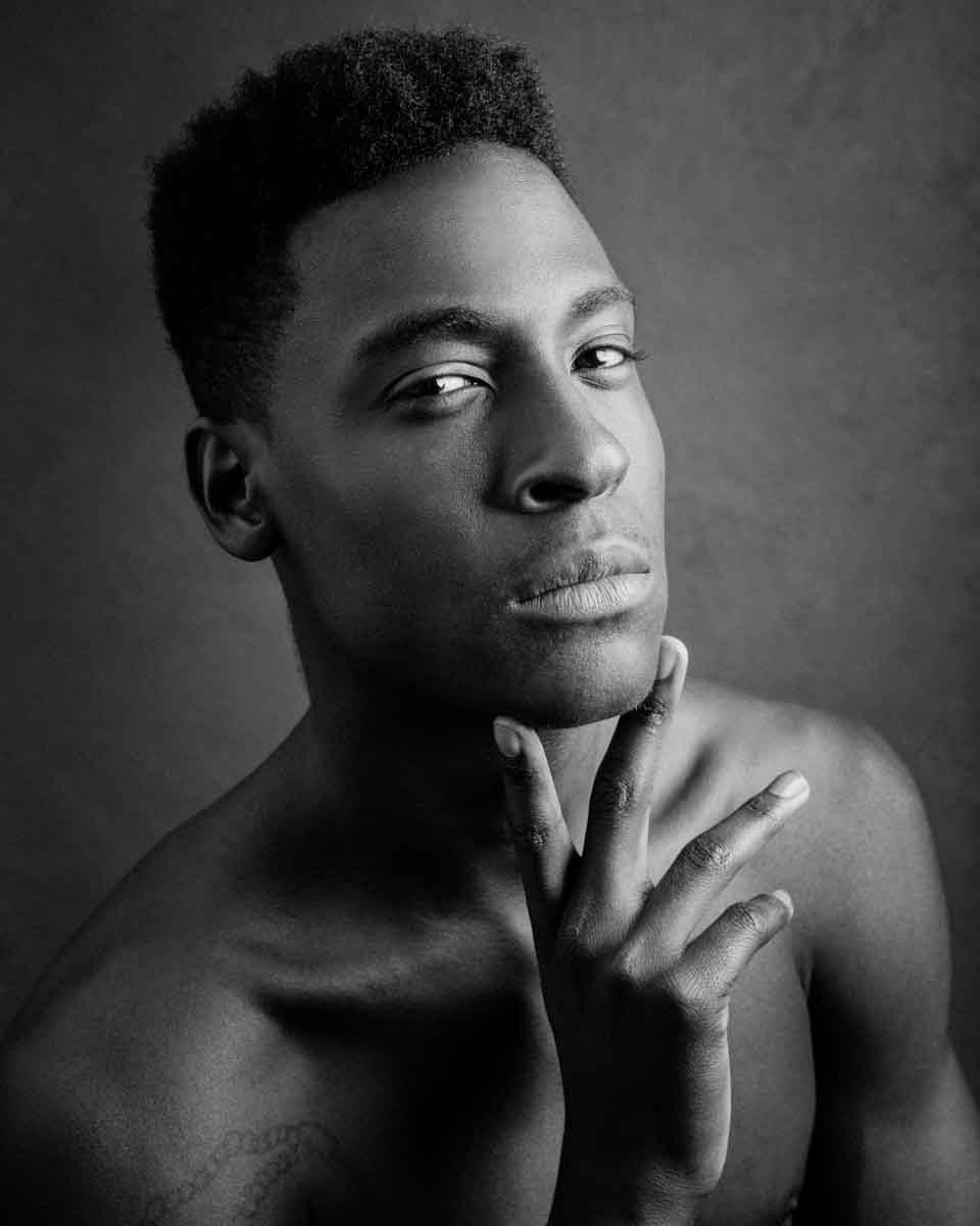 A model portfolio shoot in Chicago