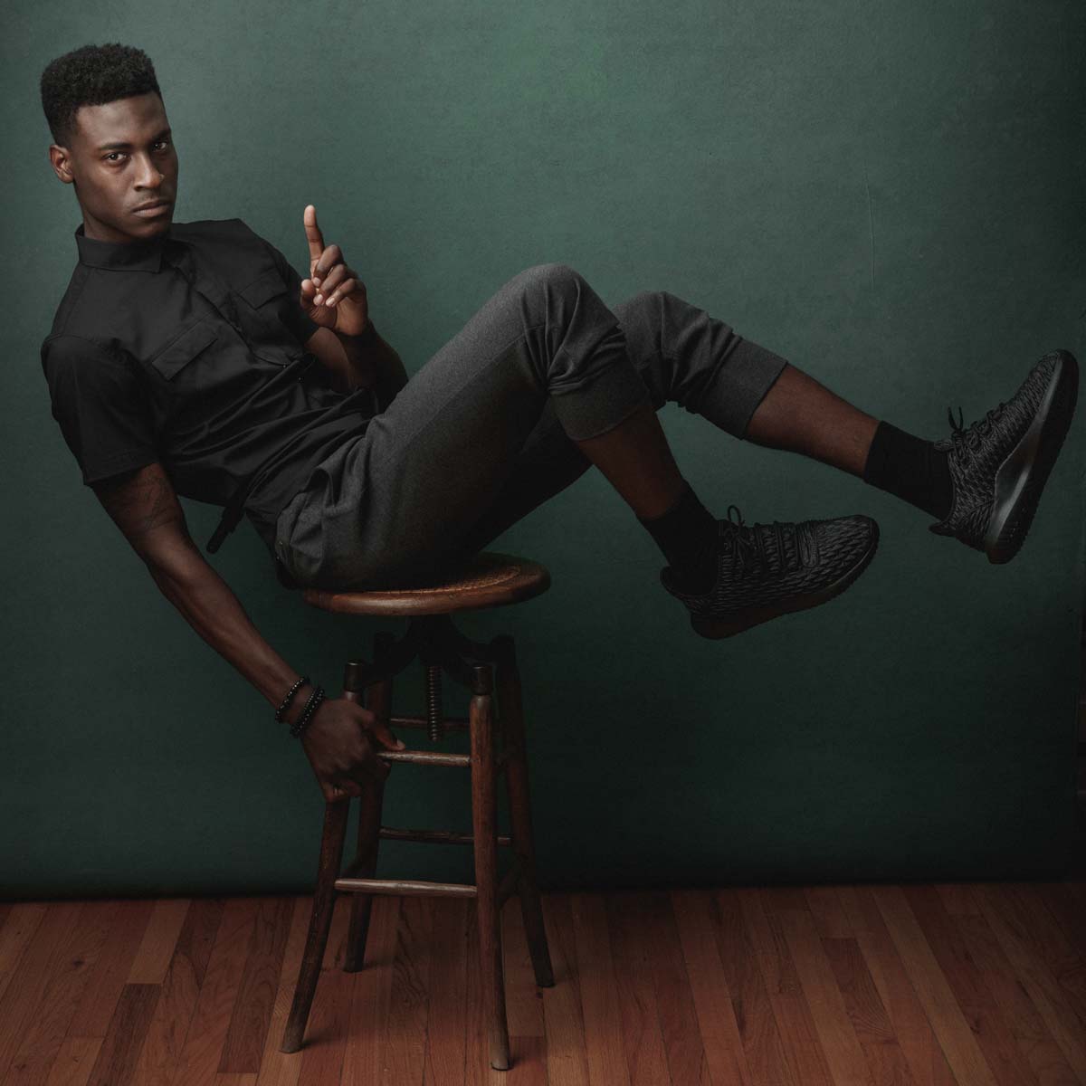 A model portfolio shoot in Chicago