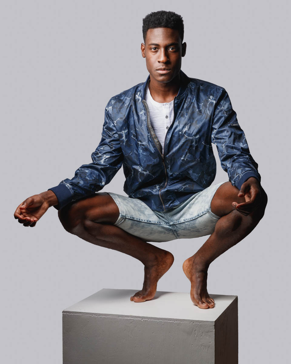 A model portfolio shoot in Chicago