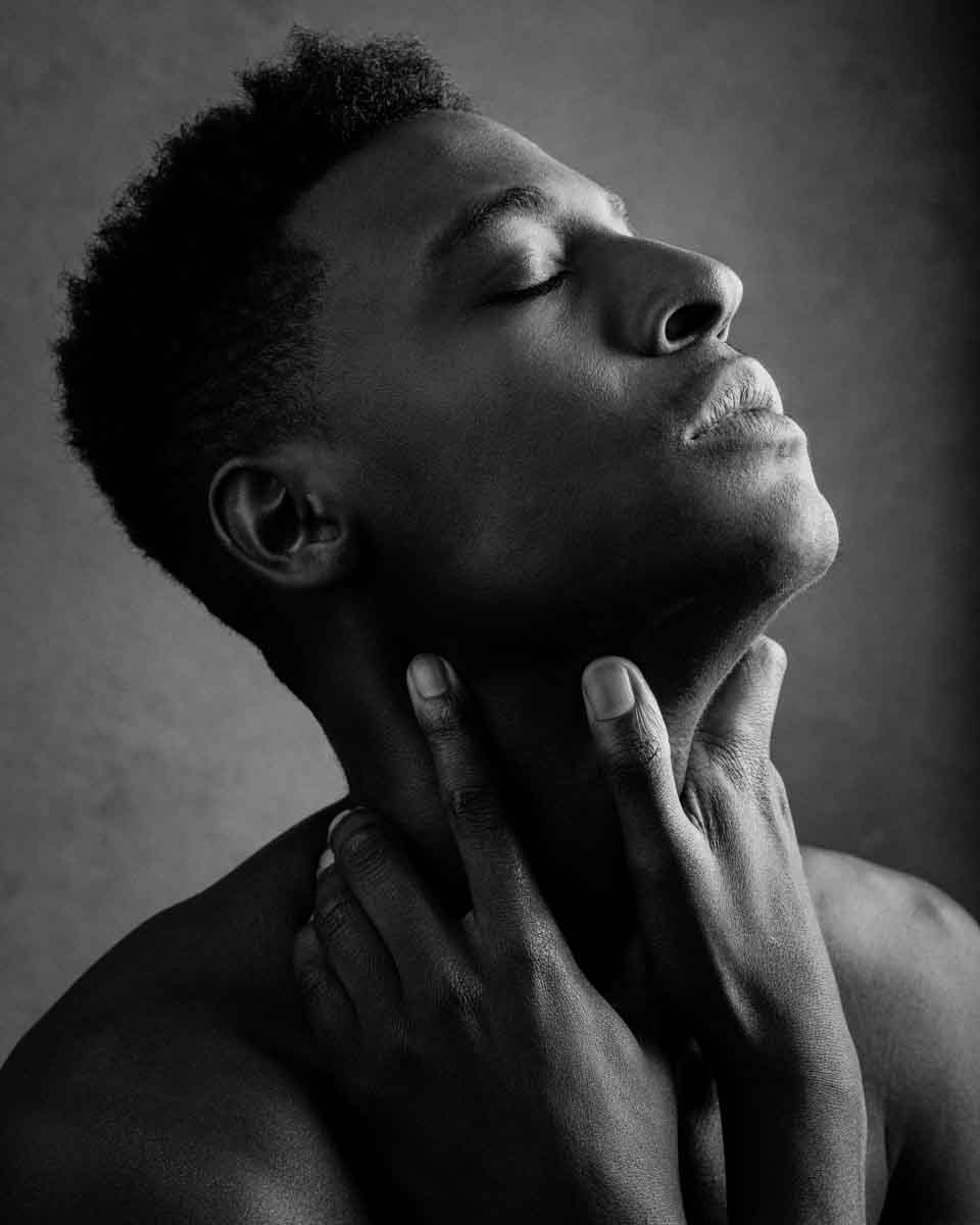 A model portfolio shoot in Chicago