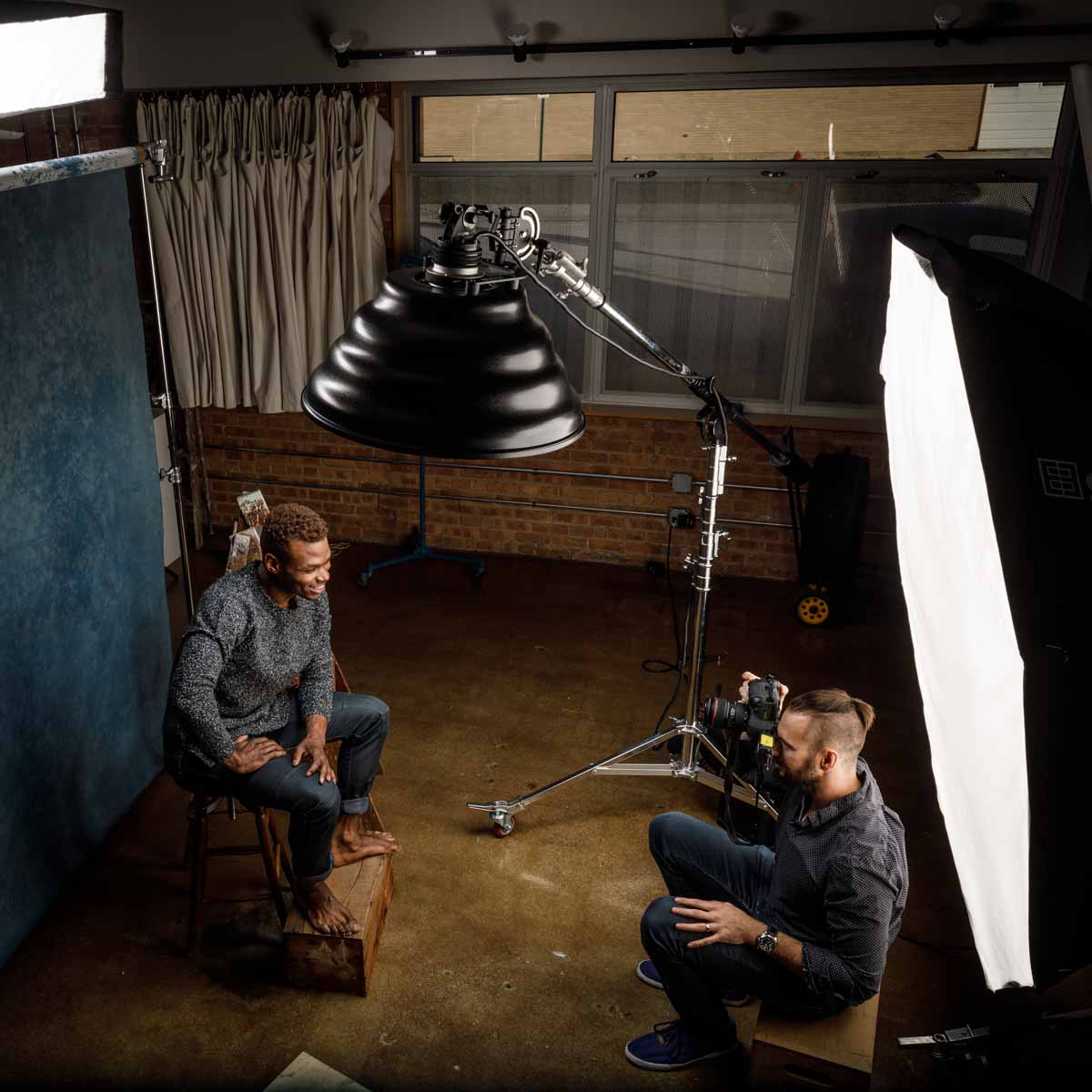 Acting head shots of Chicago Actor Chaz