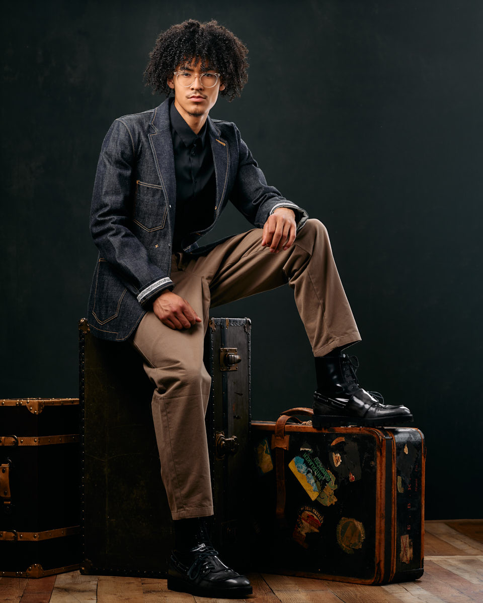Chicago male fashion model headshots