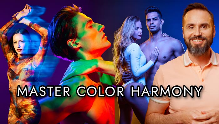 Master Color Harmony & Creative Studio Lighting - 3 Stunning Colored Gels & LED Setups