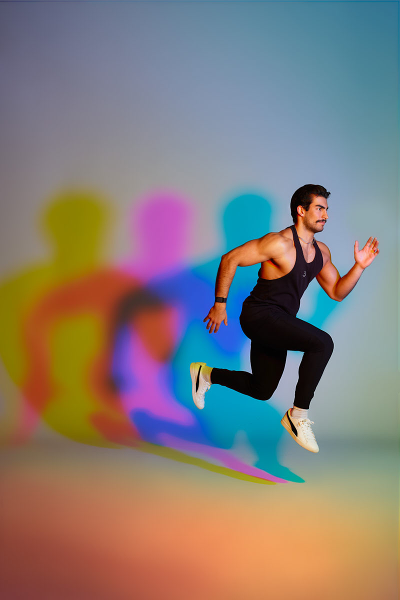 Male model comp card in Chicago