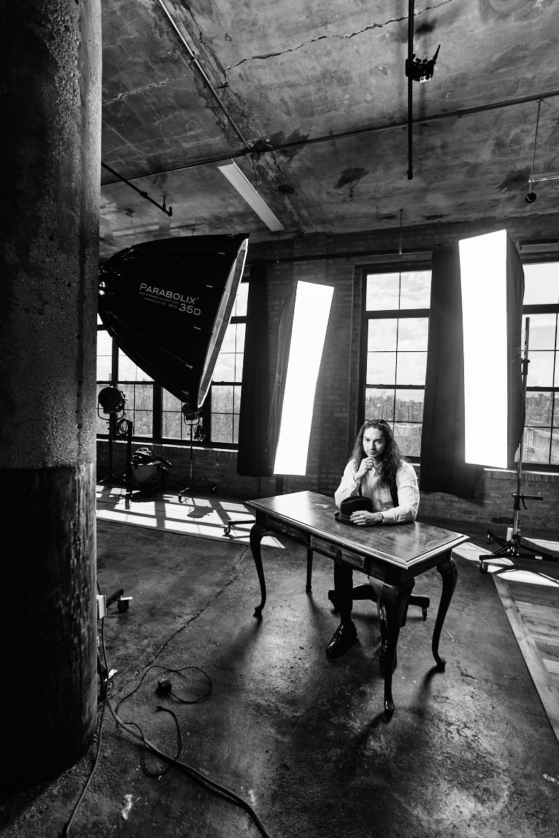 Male model photoshoot in Chicago