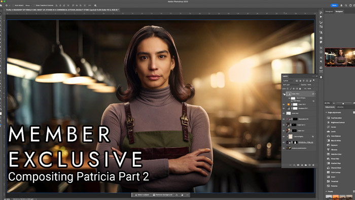 Member Exclusive: Compositing Patricia – Part 2